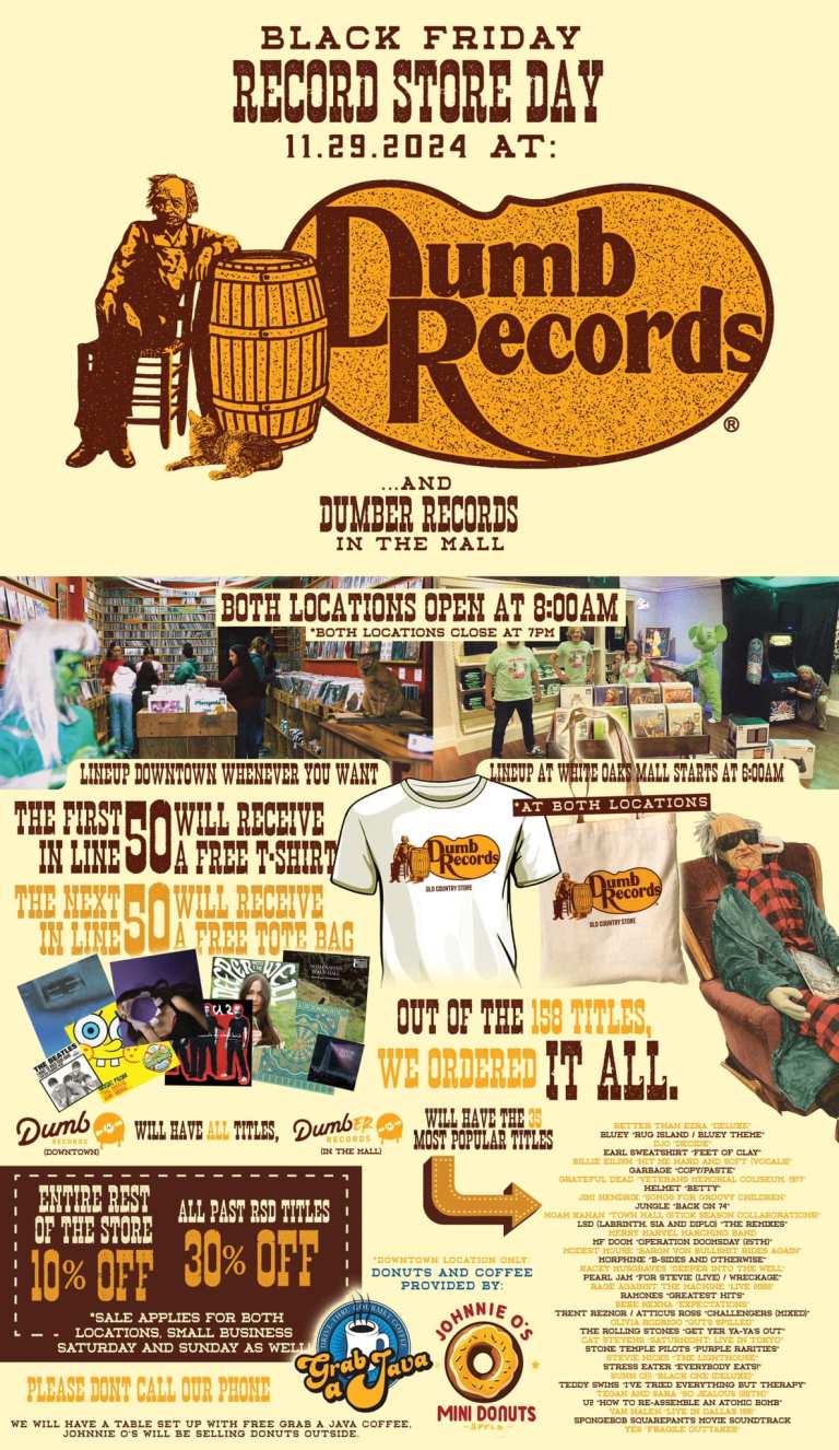Dumb Records | Record Store And All Ages Show Space In Downtown Springfield